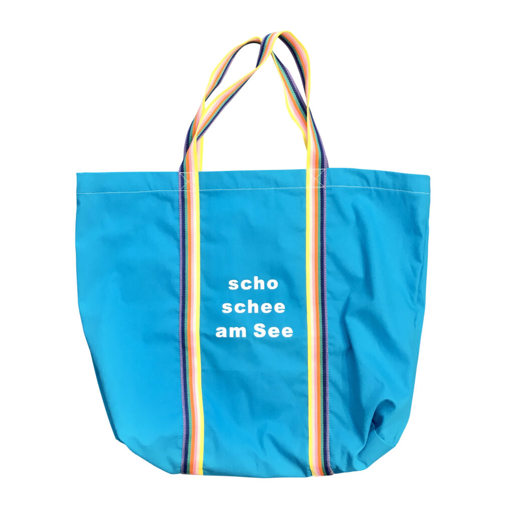 Badetasche "scho schee am See" - Obacht